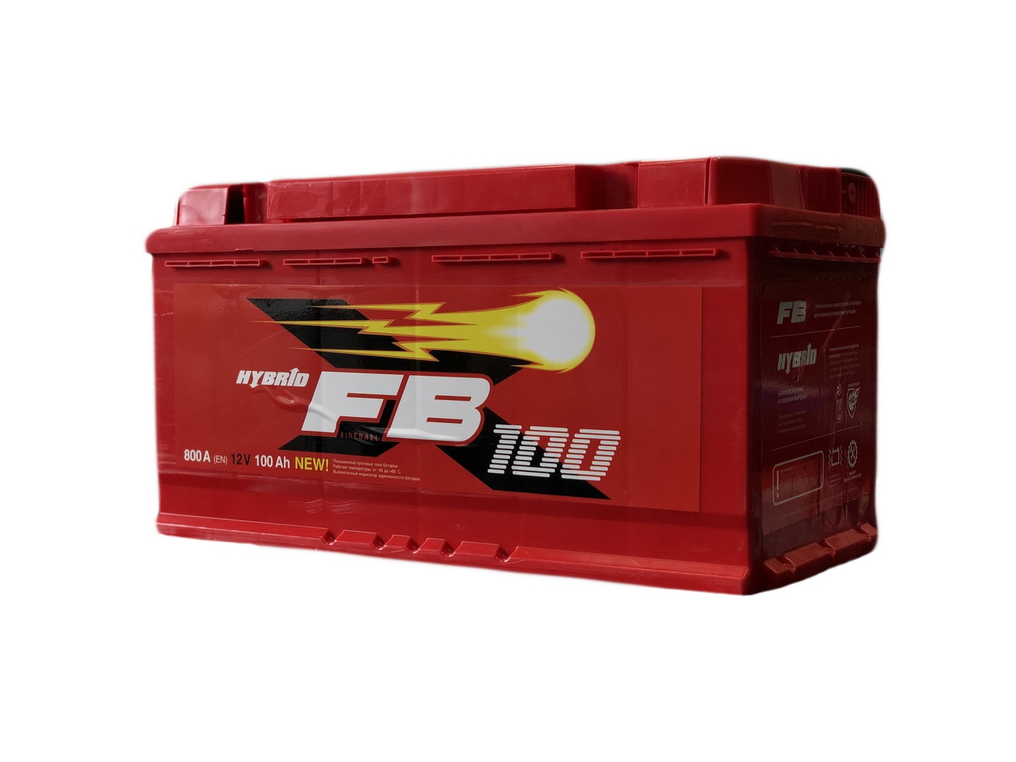 FireBall 100 Ah 800A Standart Hybrit 12V - BestCarBattery