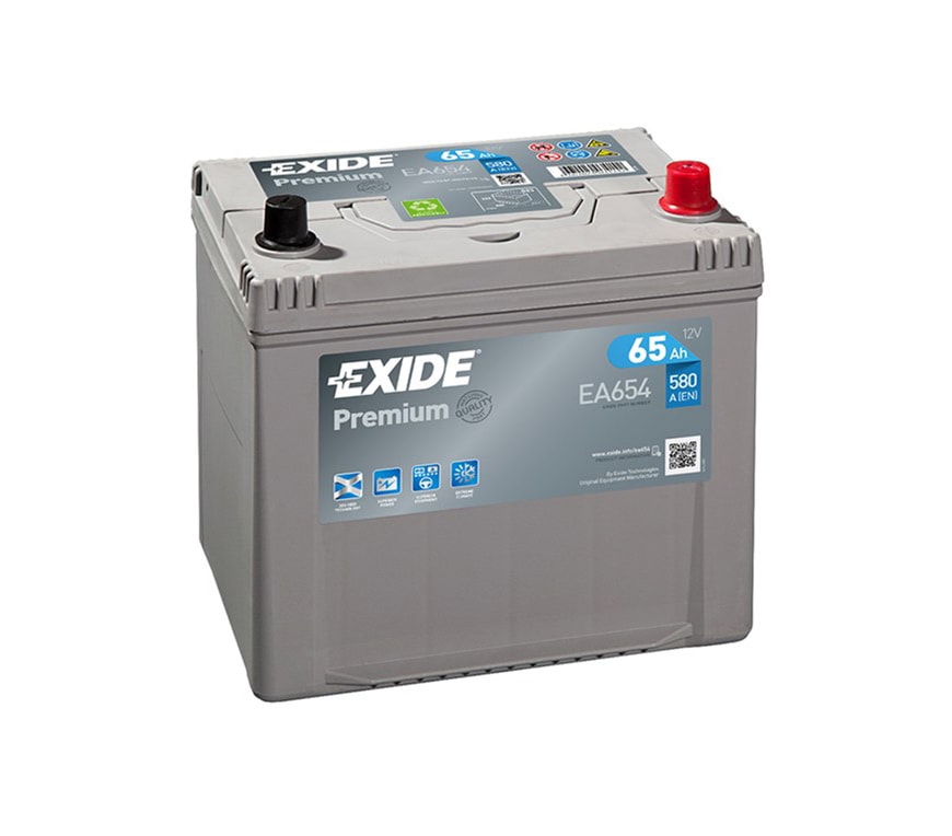 Exide Premium 65-Ah 580-A 12-V Asia - BestCarBattery